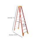 Ladder – Werner 10 ft. Fiberglass Step Ladder with Yellow Top, 300 lbs ...