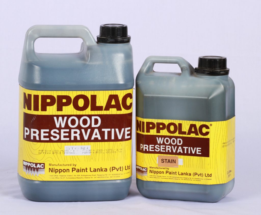 Surface preparation/Nippolac Wood preservative Stain – Surplus