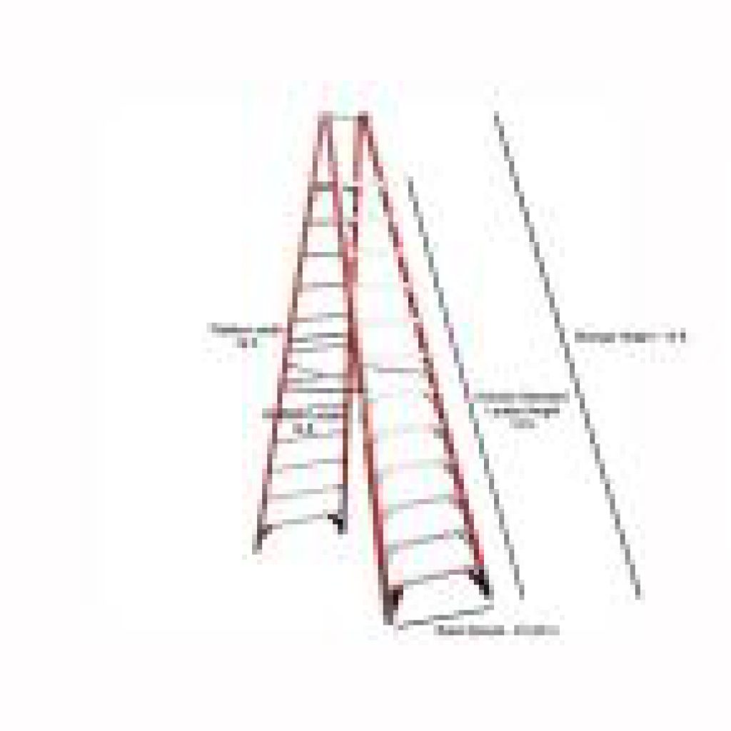 Ladder – Werner 18 ft. Reach Fiberglass Platform Step Ladder – Surplus