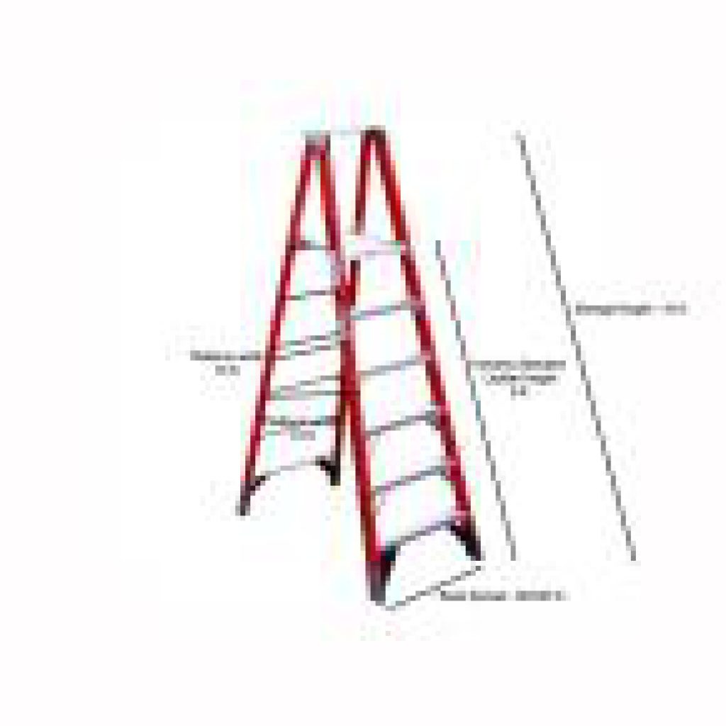 Ladder – Werner 14 ft. Reach Fiberglass Platform Step Ladder – Surplus