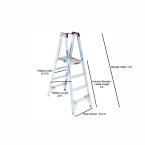 Ladder – Werner 10 ft. Reach Aluminum Platform Twin Step Ladder – Surplus