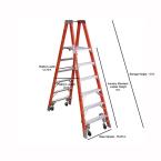 Ladder – Werner 14 ft. Reach Fiberglass Platform Twin Step Ladder – Surplus