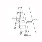 Ladder – Werner 14 ft. Reach Aluminum Platform Twin Step Ladder – Surplus