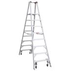 Ladder – Werner 14 ft. Reach Aluminum Platform Twin Step Ladder – Surplus