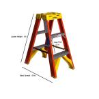 Ladder – Werner 3 ft. Fiberglass Twin Step Ladder with 300 lb. Load ...