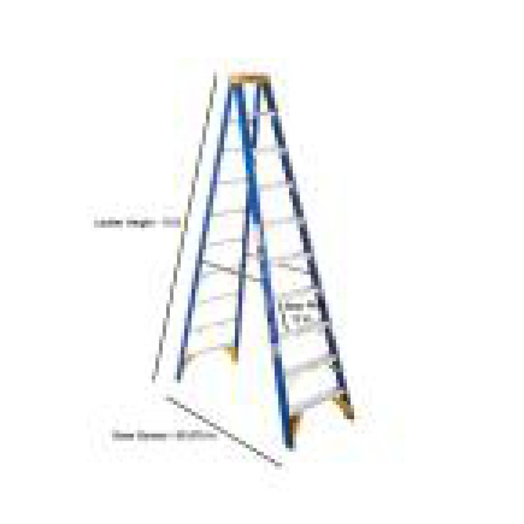 Ladder – Werner 10 ft. Fiberglass Electricians JobStation Step Ladder ...