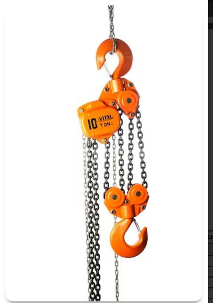 VITAL MANUAL CHAIN BLOCK 10 TON – Surplus