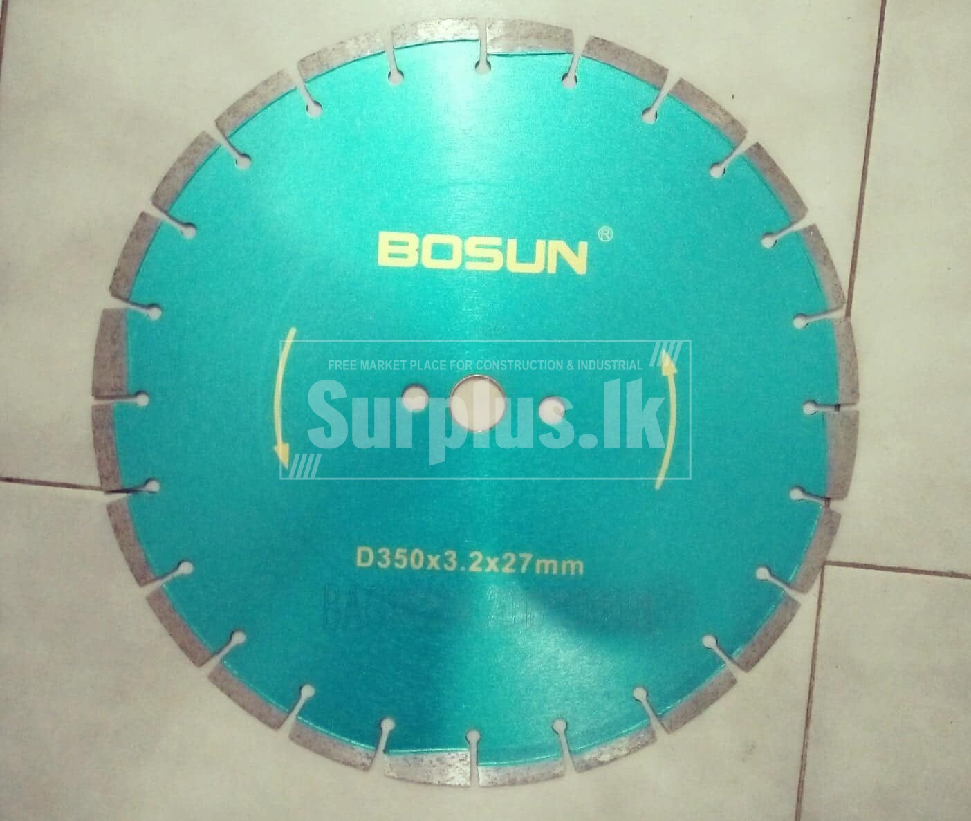 Bosun Asphalt Cutter Diamond Wheel 14″ – Surplus