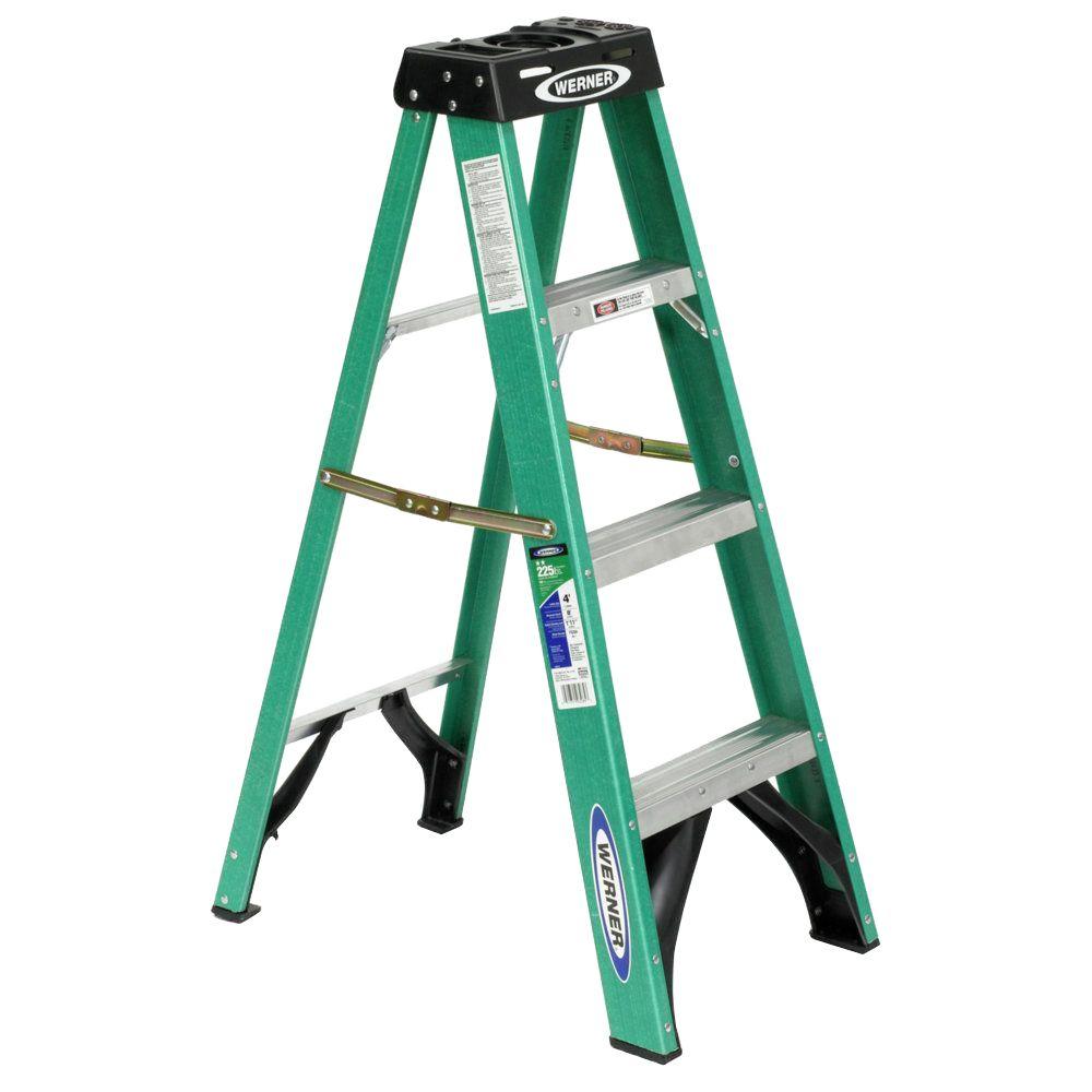 Ladder – Werner 4 ft. Fiberglass – Surplus