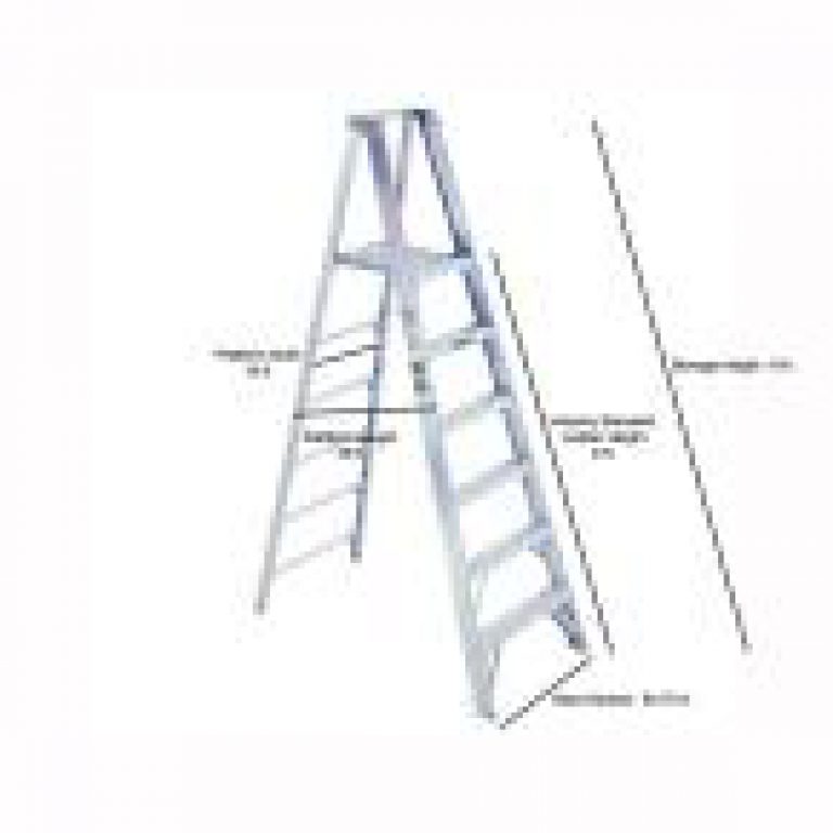 Ladder – Werner 12 ft. Reach Aluminum Platform Step Ladder – Surplus