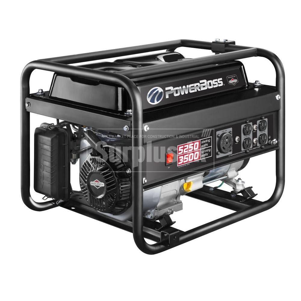 PowerBoss 3,500-Watt Portable Generator – Surplus