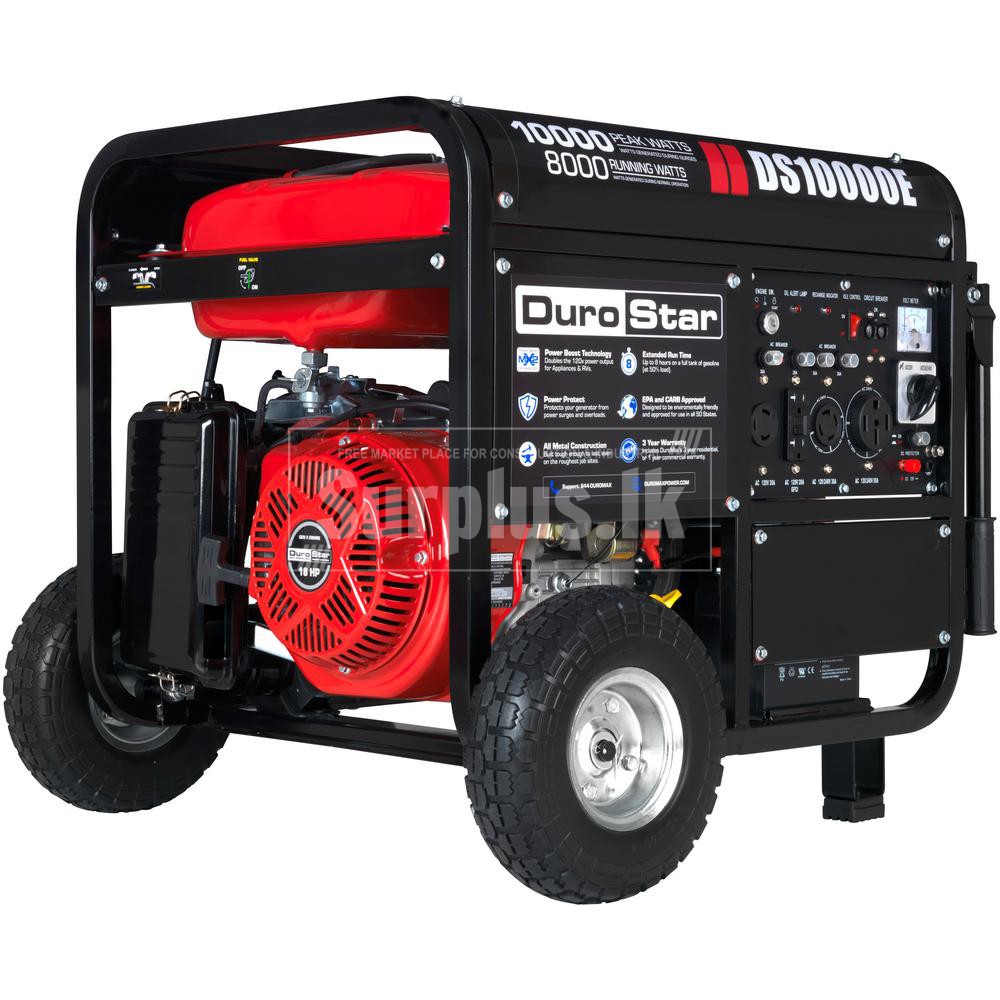 Durostar 8,000-Watt Portable Generator – Surplus