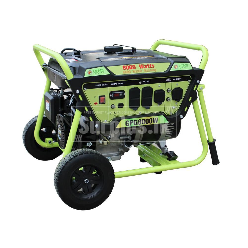 Green-Power Green Power 8000/6500-Watt Portable Generator – Surplus