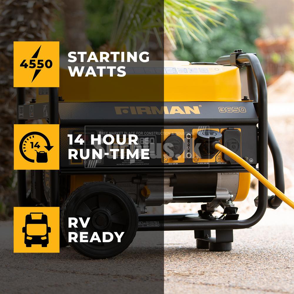 Firman 4550/3650-Watt Portable Generator – Surplus