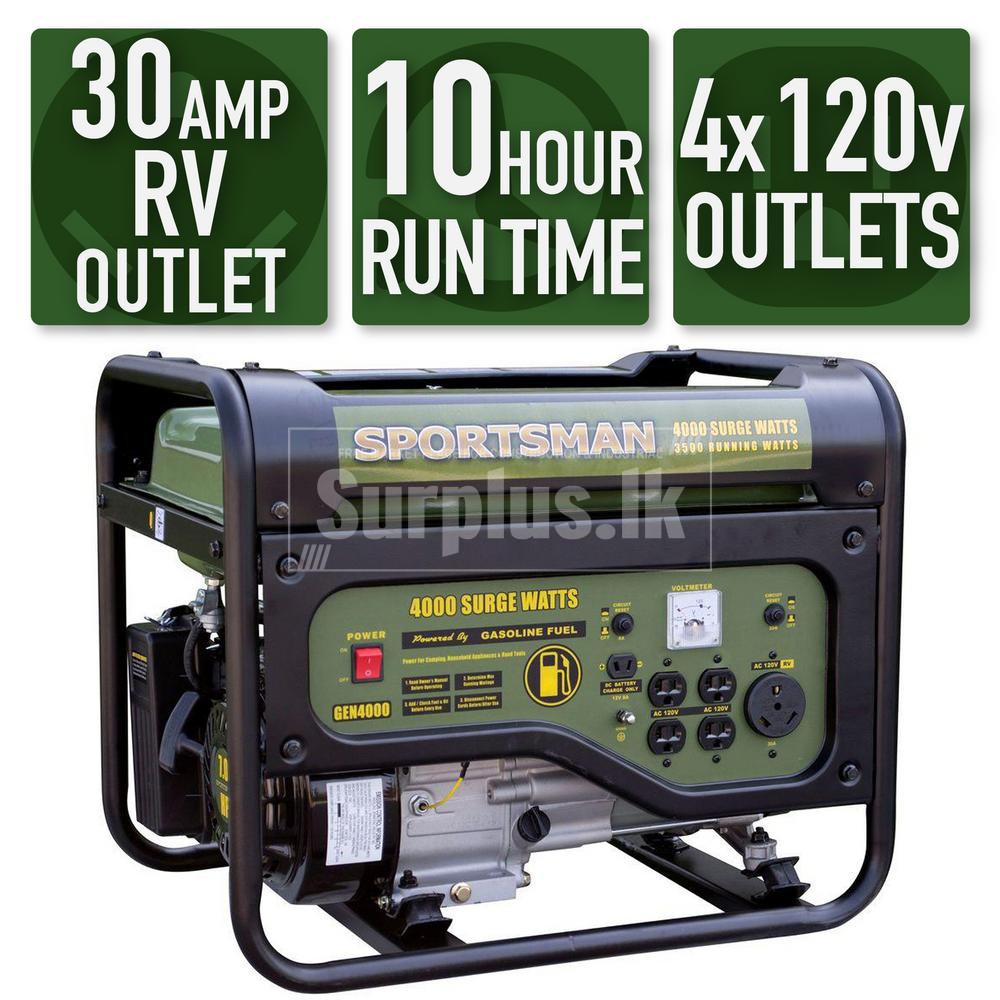 Sportsman 4,000/3,500-Watt Portable Generator – Surplus