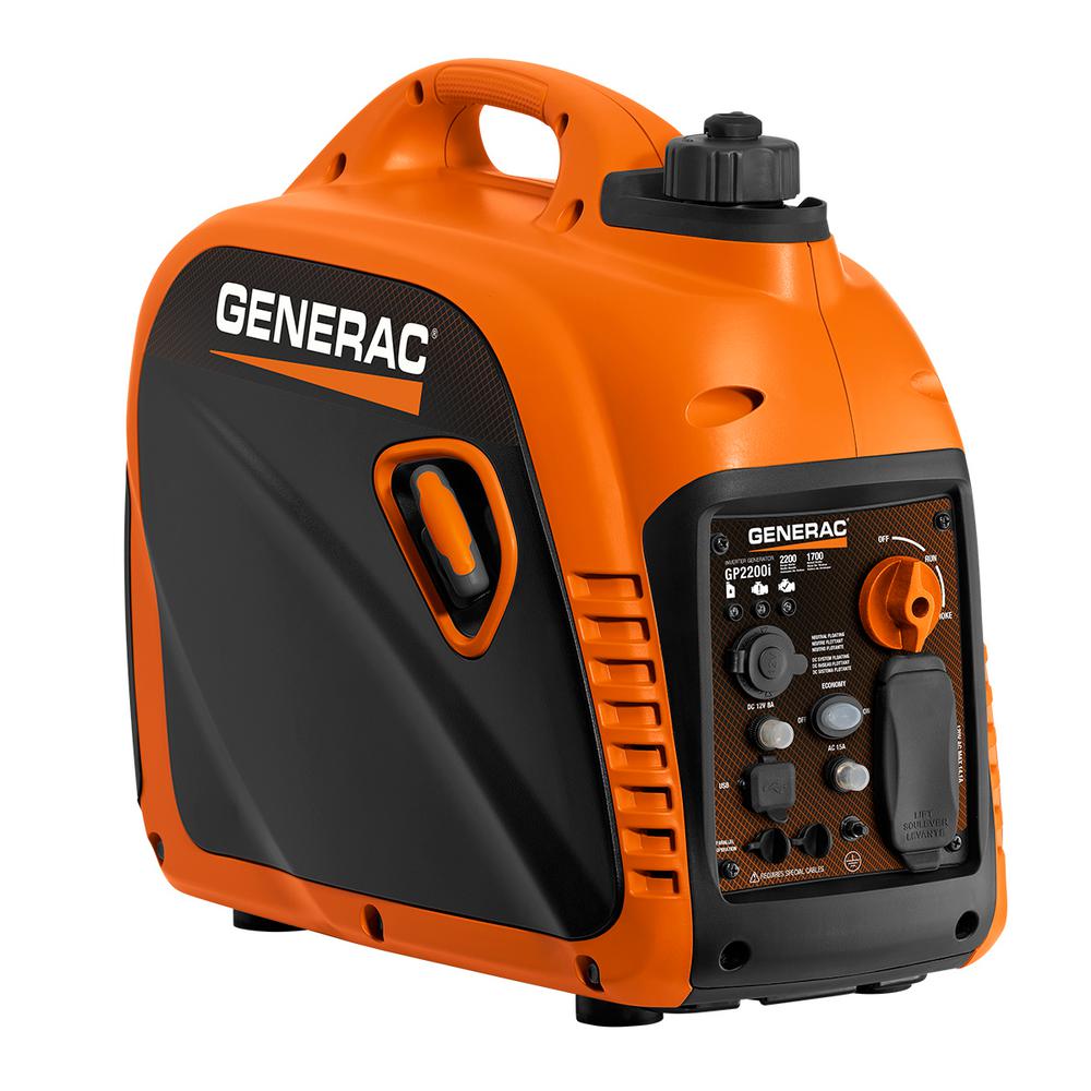 Generac GP2200i – 2200-Watt Inverter Generator – Surplus