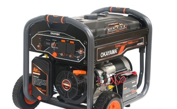 Generator Okayama LS8750-EA 8.3kVA Key Start Full Petrol with AVR – Surplus