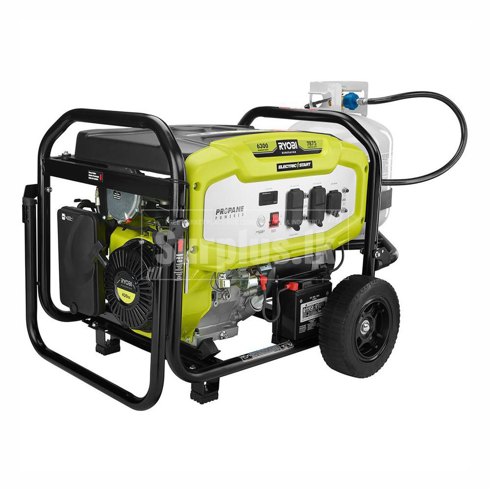 RYOBI 6,300 Running Watt Portable Generator – Surplus