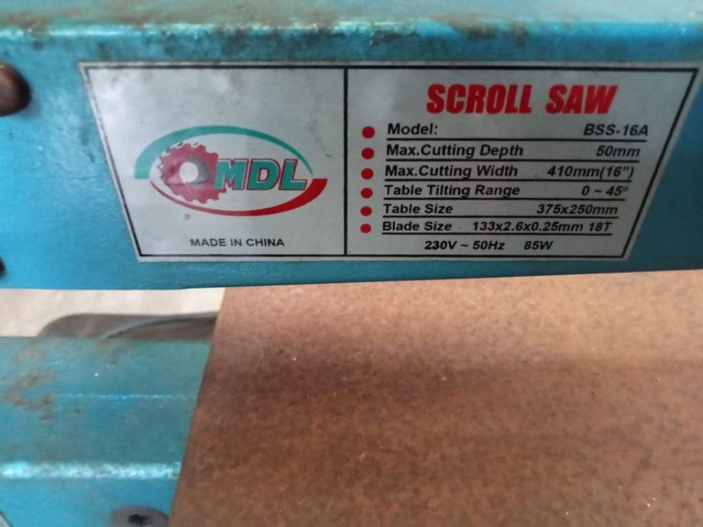 Used Scroll Saw – Surplus